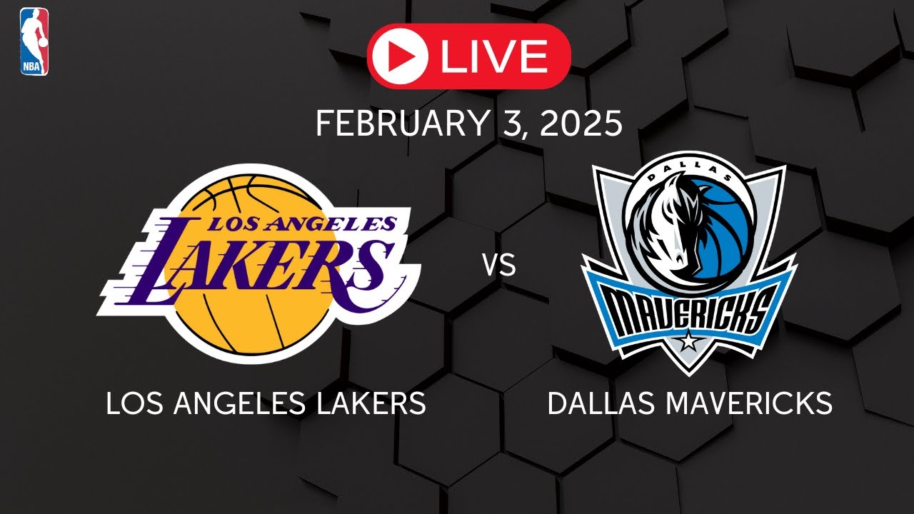 Live Now! Los Angeles Lakers vs Dallas Mavericks | NBA Regular Season ...