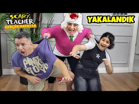 GERÇEK HAYATTA SCARY TEACHER DELİ ÖĞRETMEN YAKALANDIKMI