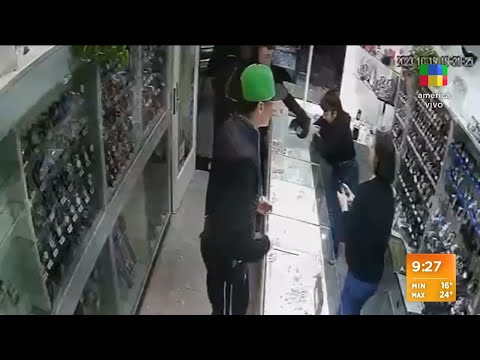 Pacheco: violento robo en una joyería