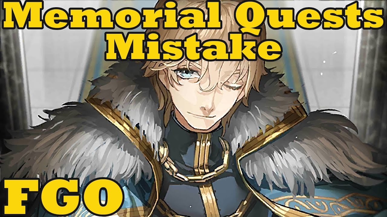 Mistake Vs Memorial Quests FGO YouTube mistake-vs-memorial-quests-fgo-youtube