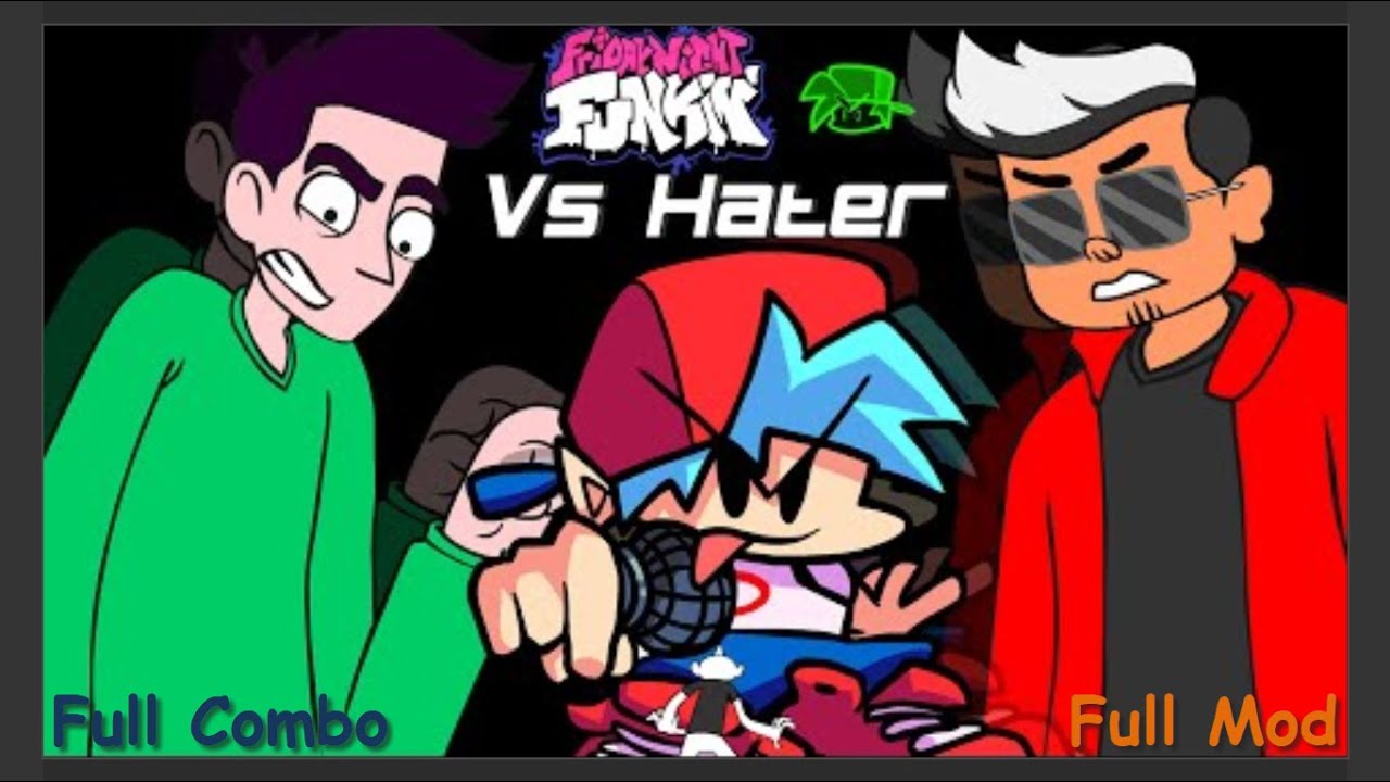 FNF Vs Hater - PARA LOS HATERS / Fernanfloo , Bambiel y BF (Full Combo ...