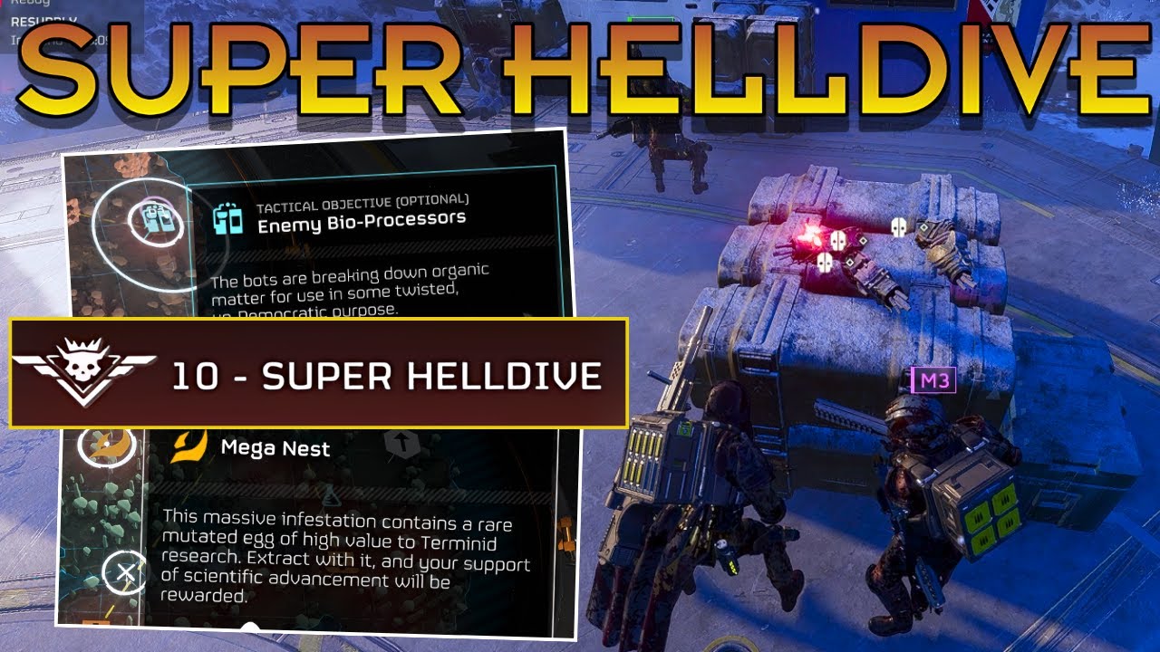 Helldivers 2 - the new super helldive difficulty is lots of fun - YouTube