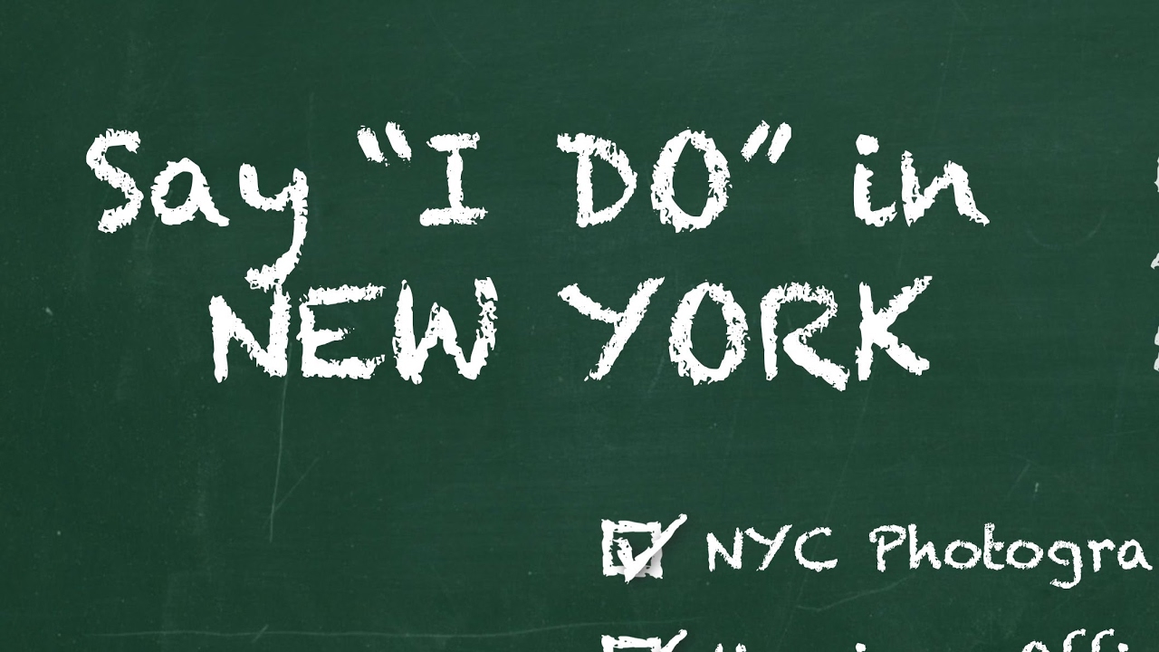 NY1 Minute Elopement Weddings Live Stream - YouTube