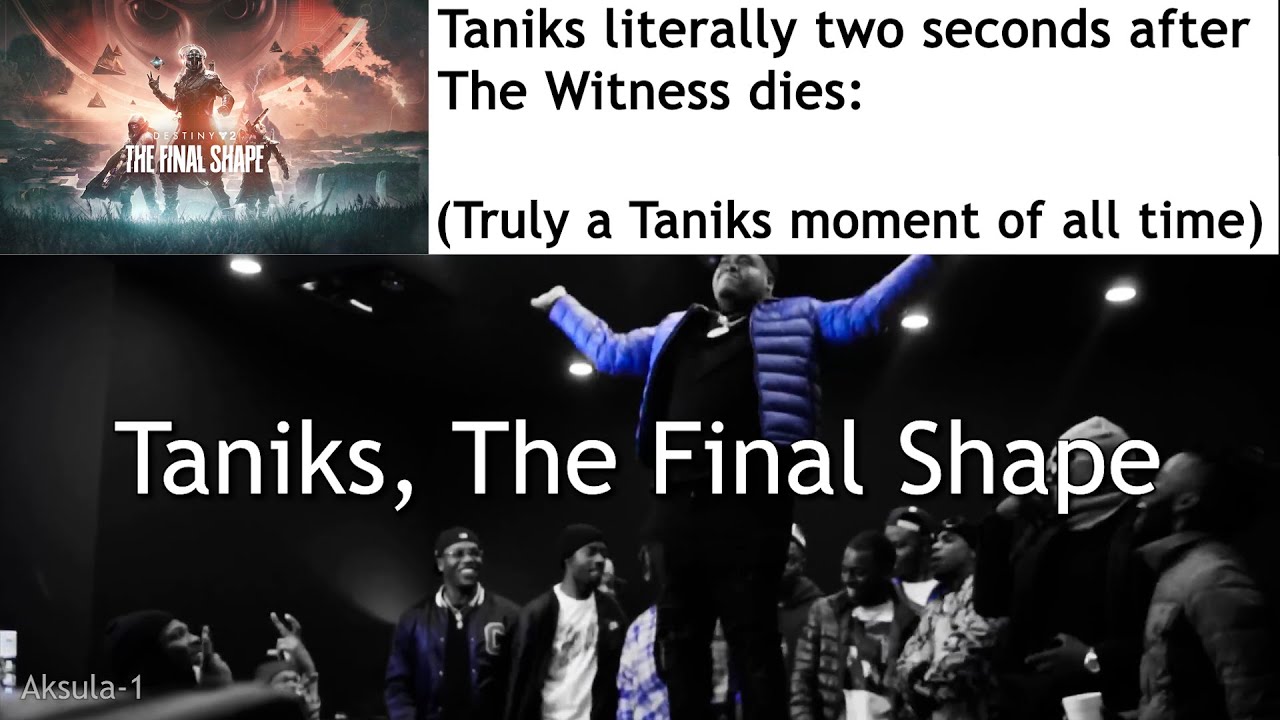 Each and every single time Taniks came back in Destiny 2 - YouTube