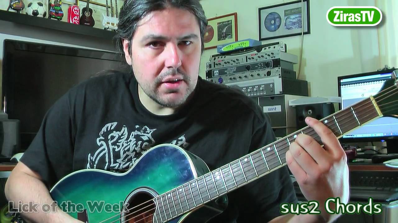 sus2 chords (and how to use them) | Lick of the Week 72 - YouTube