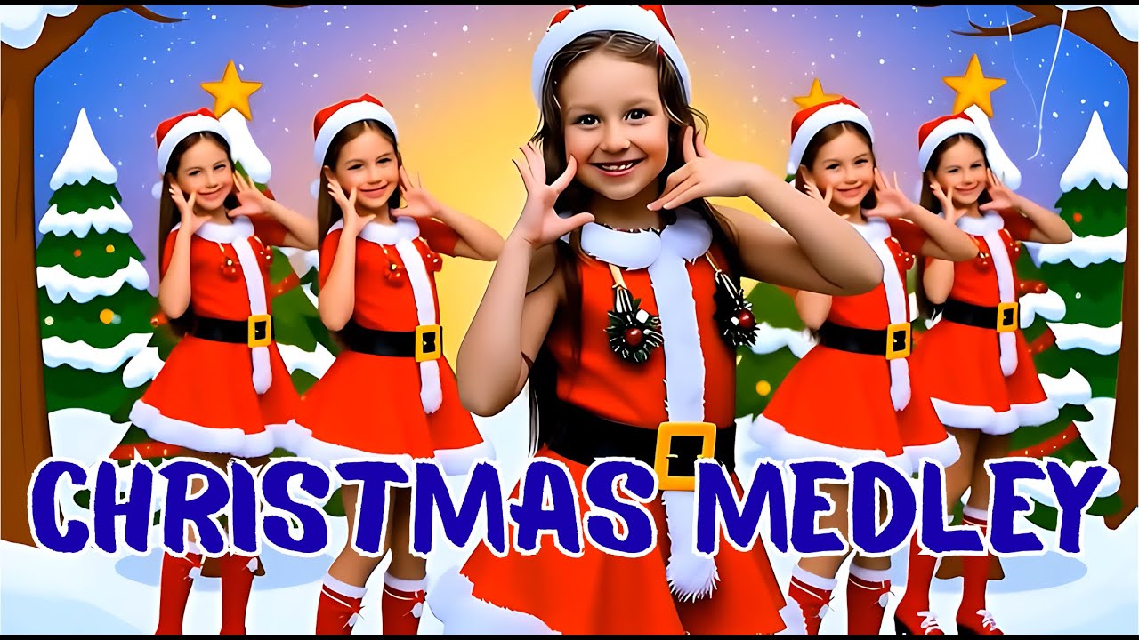 Christmas Medley | Kids Christmas Dance | CHRISTMAS SONGS MEDLEY DANCE ...