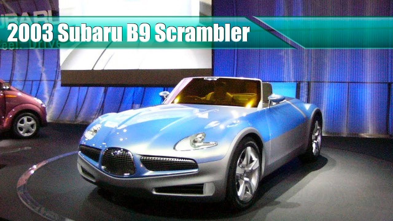 Amazing But Forgotten Concept Cars: 2003 Subaru B9 Scrambler - YouTube