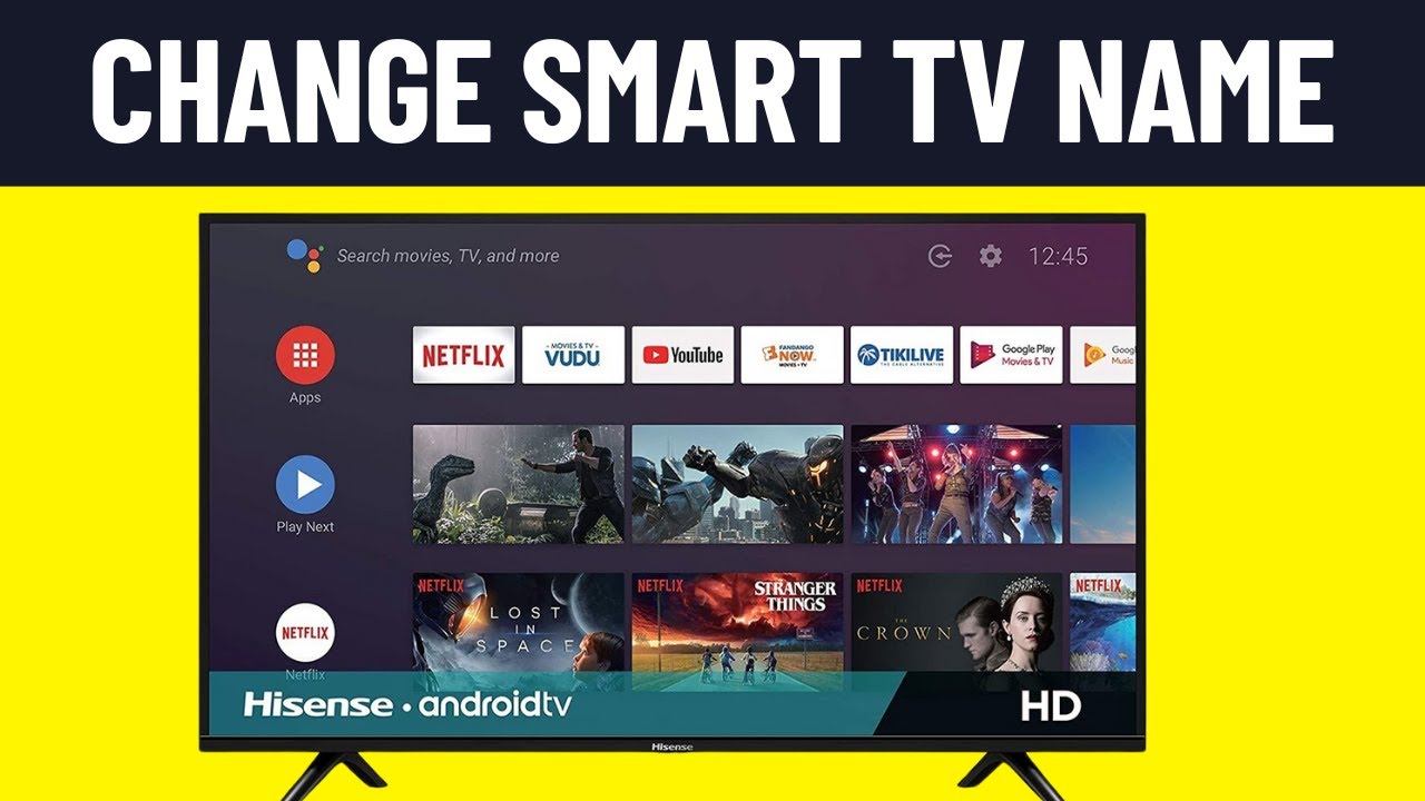 How to Change Your Smart TV Name || Hisense , Samsung, LG - YouTube