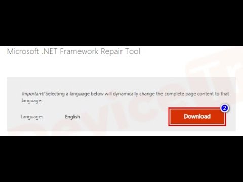 Microsoft .NET Framework Repair Tool - YouTube