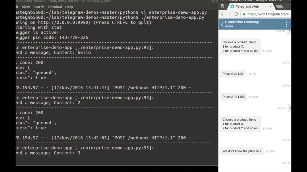 How to build a Telegram Chatbot application in Python (updated) - YouTube