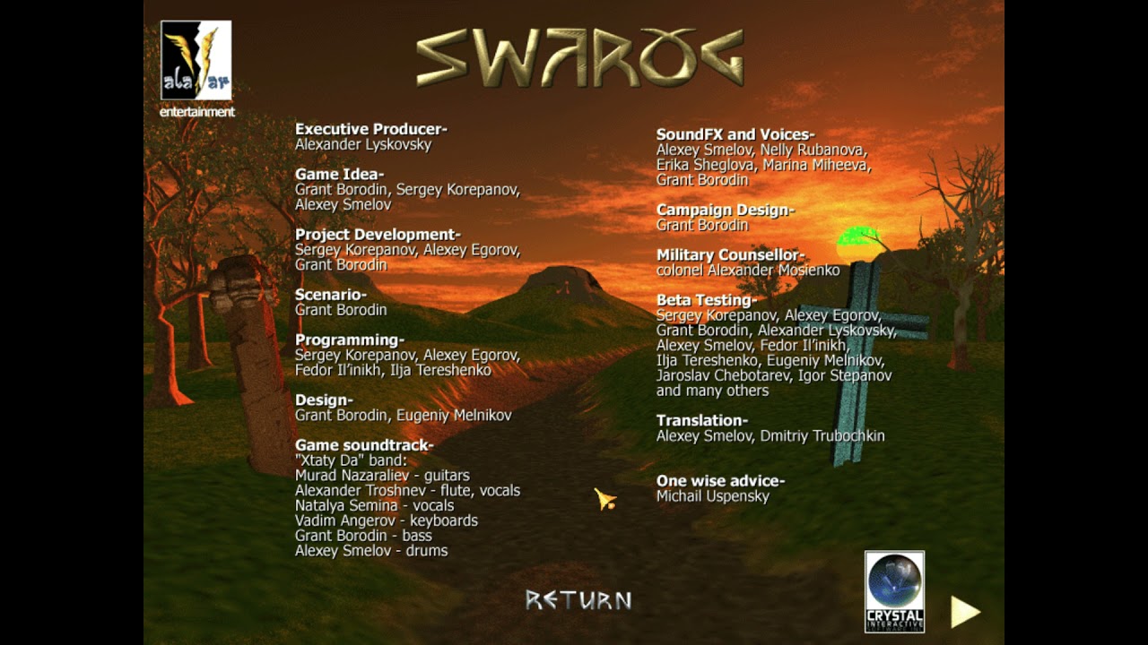 Swarog (Credits) (Windows) - YouTube