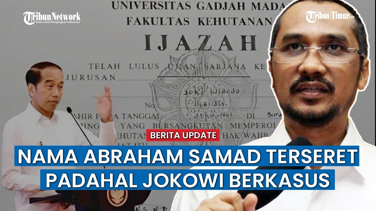 Abraham Samad Kaget Namanya Masuk Daftar Terlapor Kasus Ijazah Jokowi ...