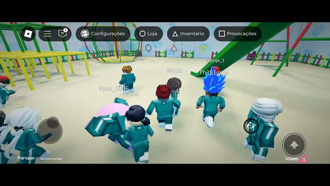 participei,do round 6 e eu n ganhei./Roblox squid project. - YouTube