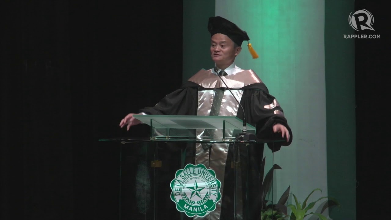 Jack Ma delivers speech after conferment of Honoris Causa - YouTube