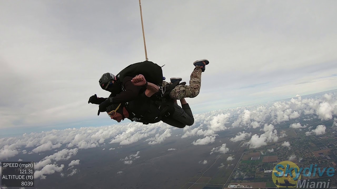 Chris' cool skydive at Skydive Miami (12-13-2019) - YouTube