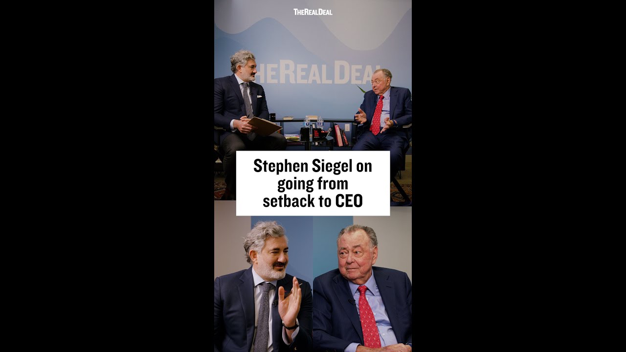 Stephen Siegel on going from setback to CEO