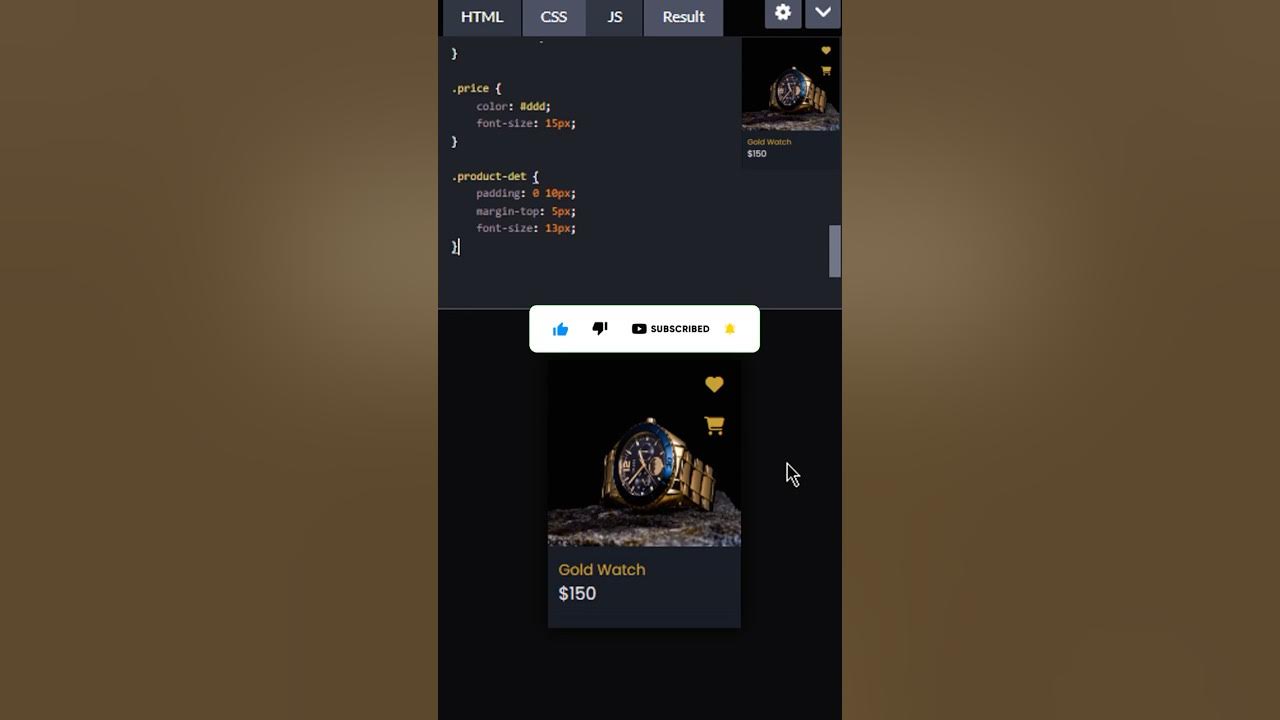 🛍️ How to Create a Modern Product Card with HTML & CSS (Step-by-Step ...