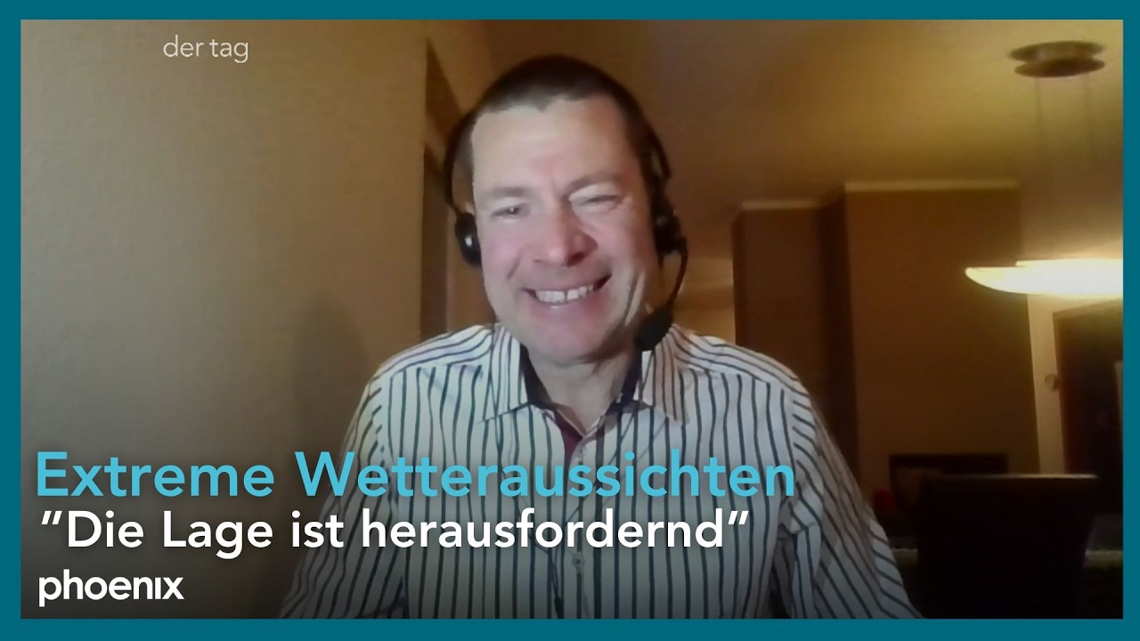 Karsten Brandt (Wetterexperte) zur bevorstehenden Extremwetterlage in ...
