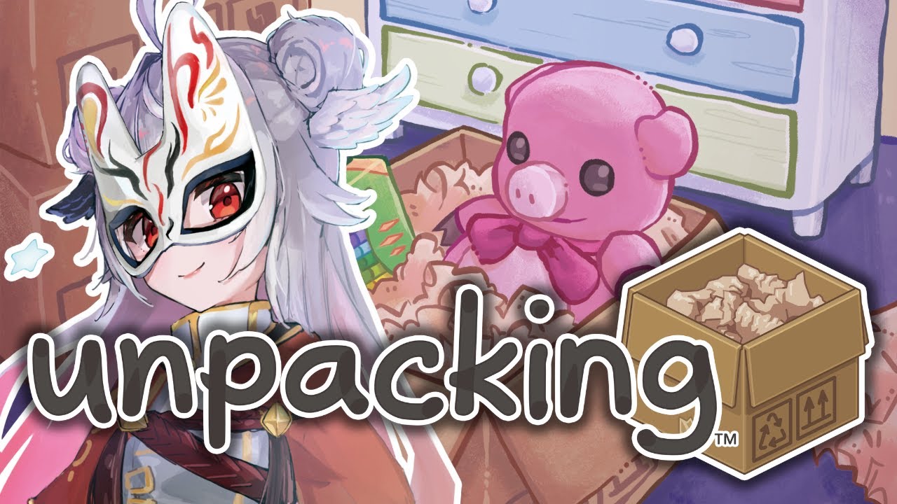 cozy comfy chill vtuber stream【Unpacking 3】 - YouTube