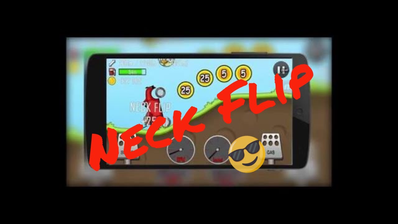 How to do a Neck Flip on Hill Climb Racing.... - YouTube