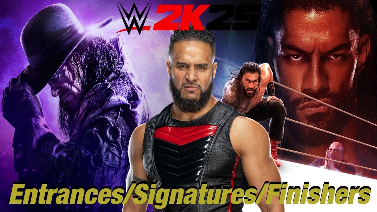 WWE 2K25 Entrances/Signatures/Finishers: Tama Tonga - YouTube