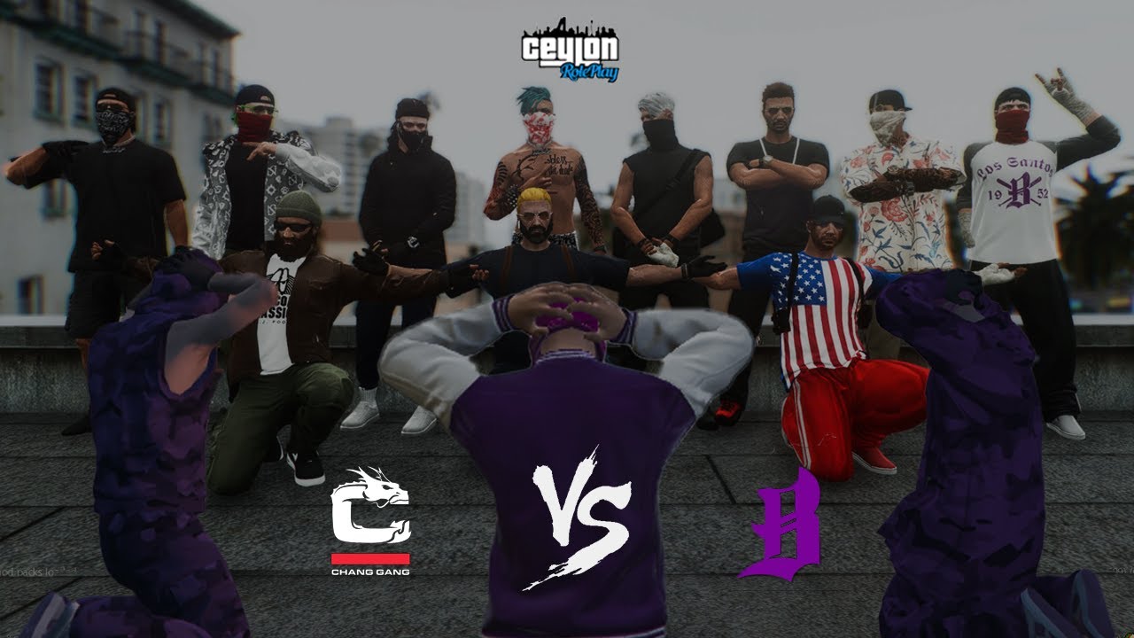 Chang Gang vs Ballas Territory භීෂණය | Ceylon RP | Nick Leon | FiveM ...