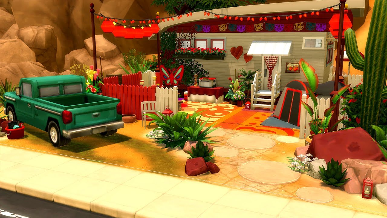 The Sims 4 || Speed Build || Gypsy Trailer - YouTube