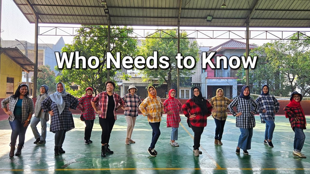 Who Needs to Know Line Dance (Joshua Talbot) by Permata Puri 1 LD - YouTube