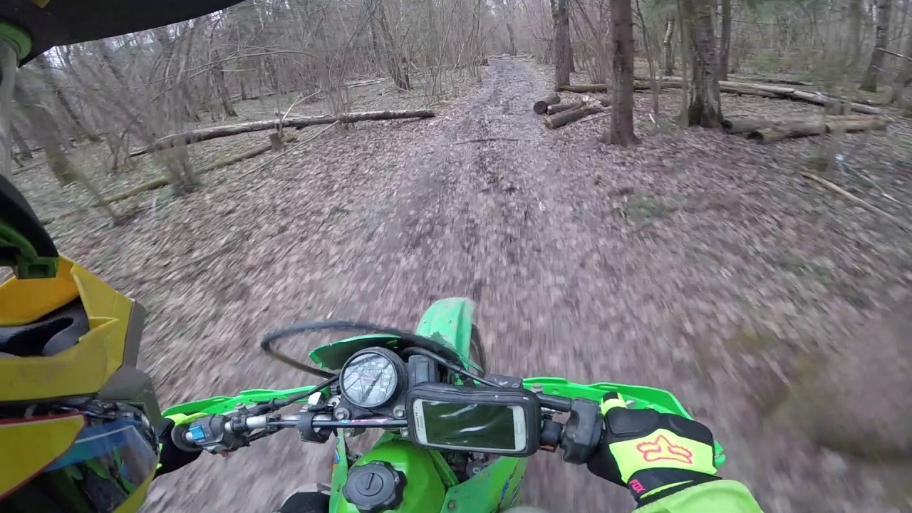Kawasaki kdx 220 sr - YouTube