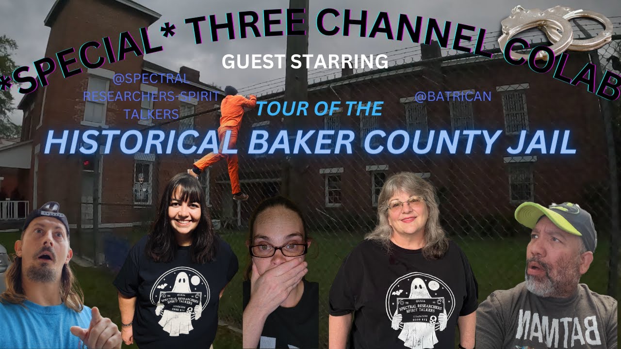 TOUR OF THE HAUNTED HISTORICAL BAKER COUNTY JAIL!! HUGE 3 CHANNEL ...