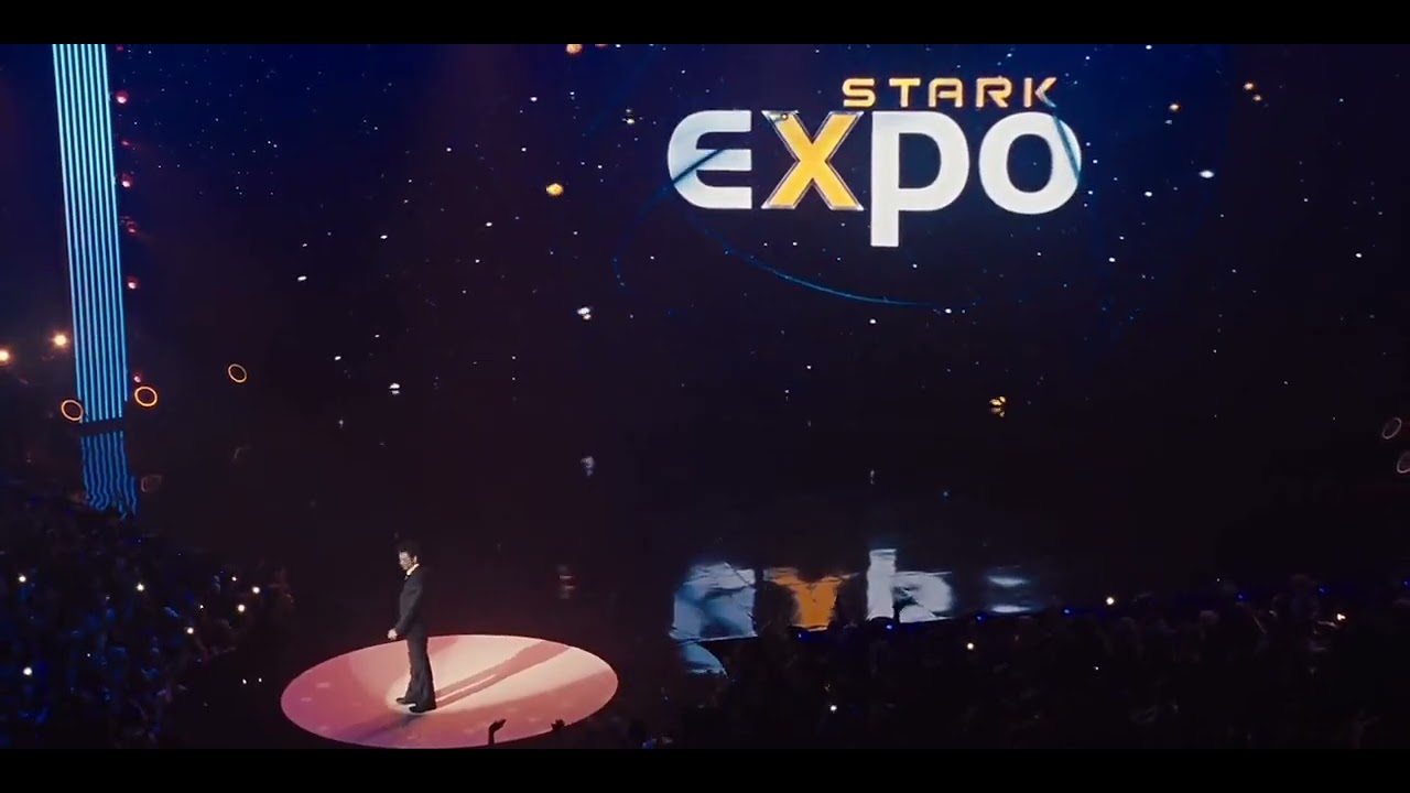 Tony gives a speech at the Stark Expo | Iron Man 2 - YouTube