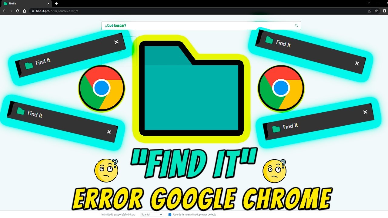 Ventana Find iT/ Windows Find iT/ Find iT Google Chrome/ SOlUCIÓN ...