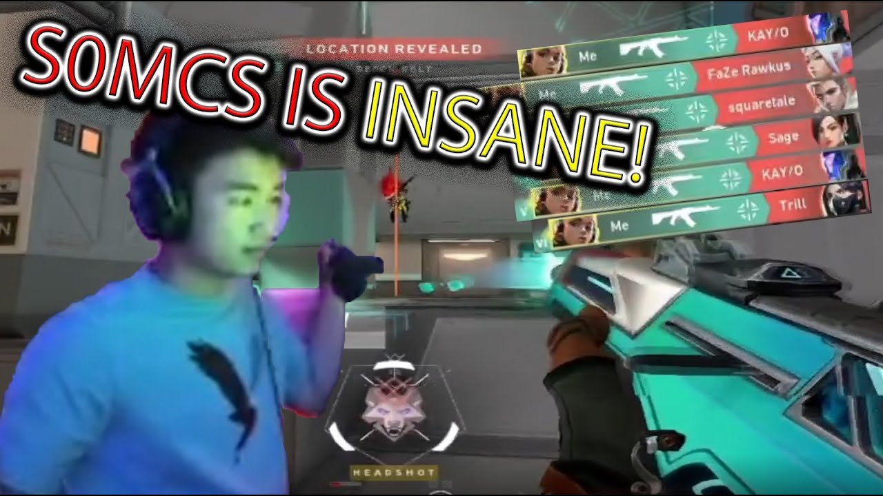 S0MCS IMPRESSIVE 6k ACE! Valorant Best Plays and Funny Moments! #319 ...
