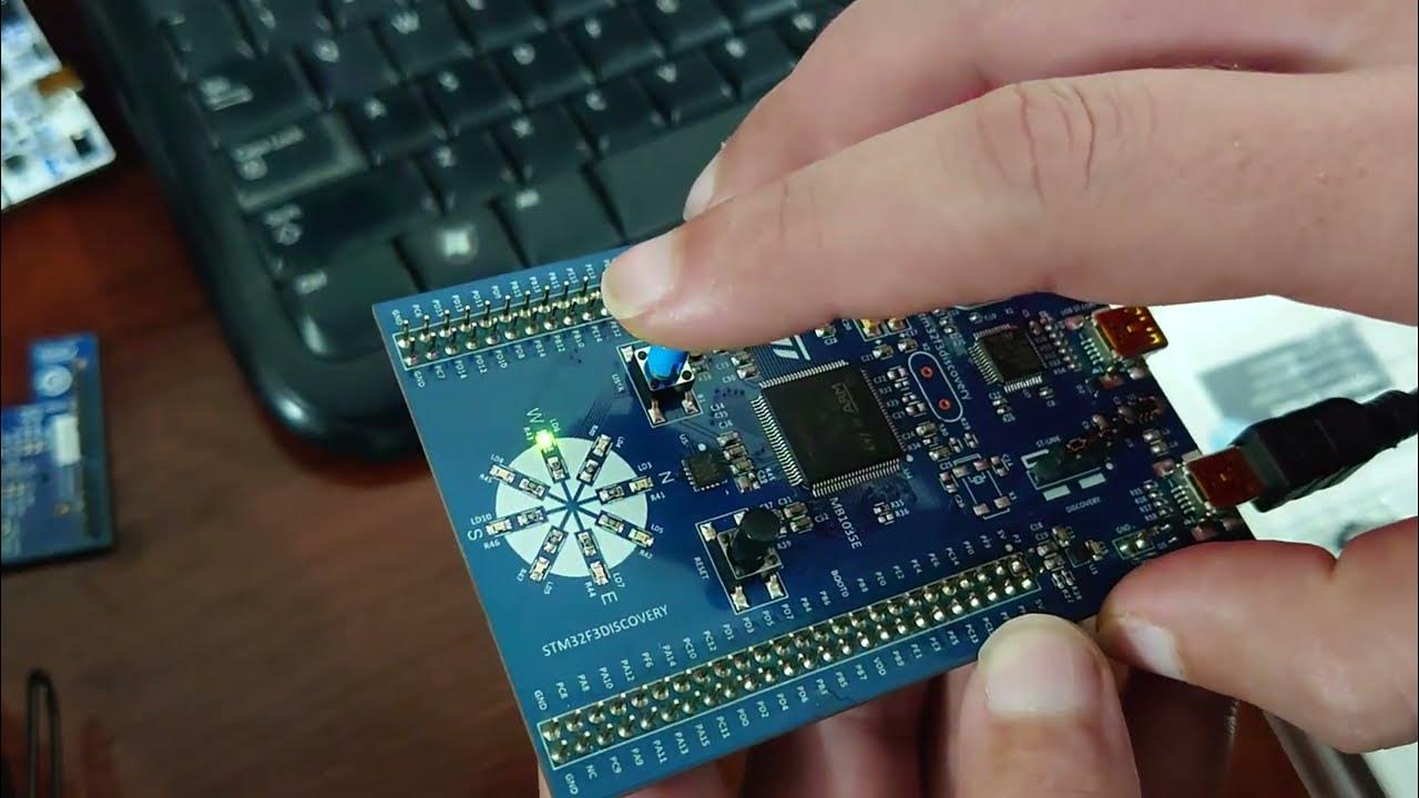 CST # 4 STM32F303 Discovery kit demo - YouTube