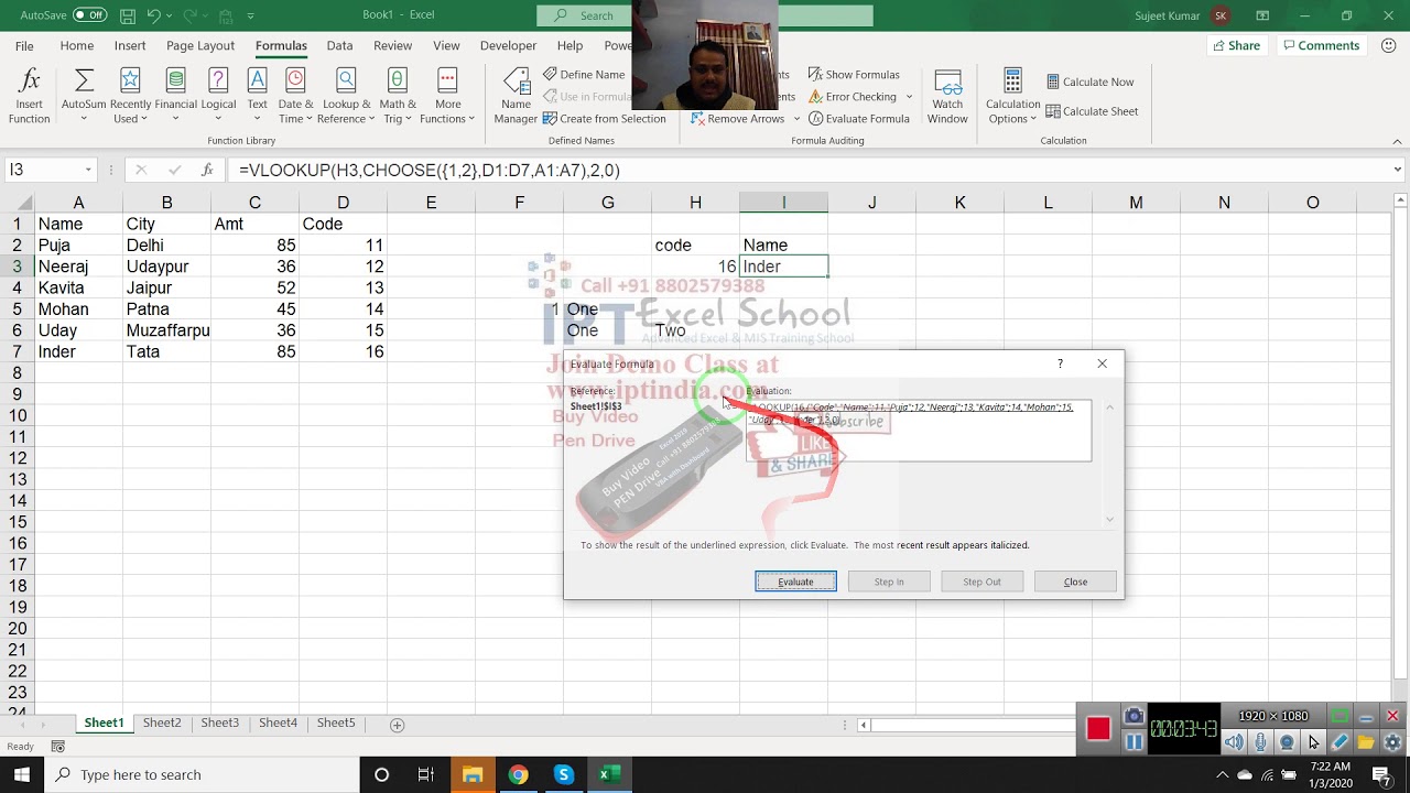 Excel VLOOKUP To The Left Using CHOOSE Column Order For VLOOKUP YouTube Excel VLOOKUP To The Left Using CHOOSE Column Order For VLOOKUP YouTube