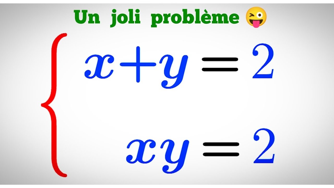 Déterminer les couples (x,y) solution. | mathématiques Olympiades - YouTube