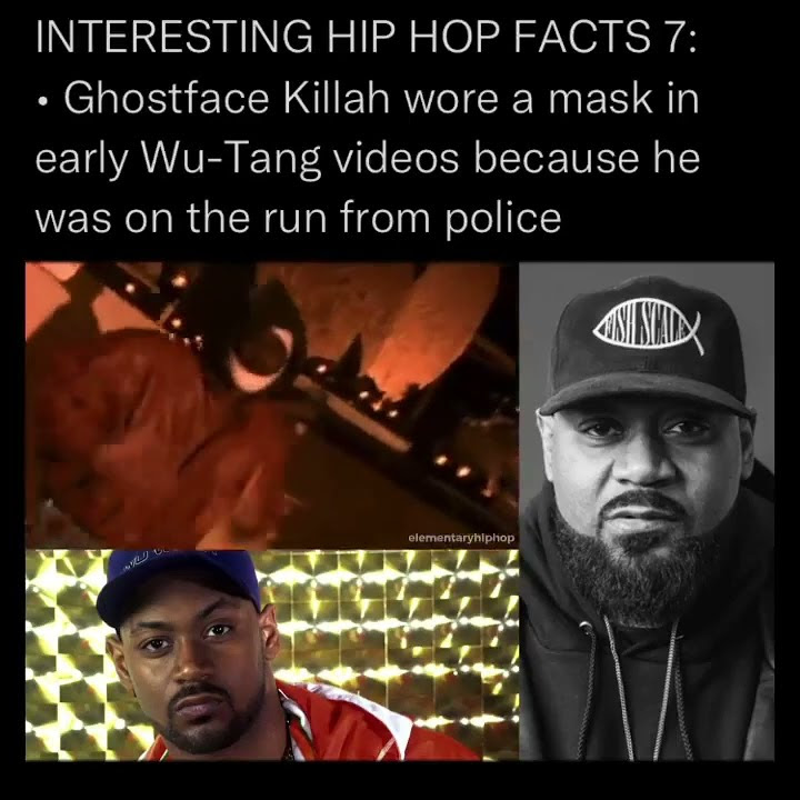 Why Ghostface Killah wore a mask 😷 - YouTube