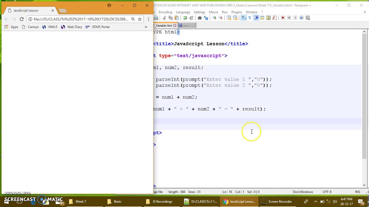 Lesson 4 Using prompt - YouTube