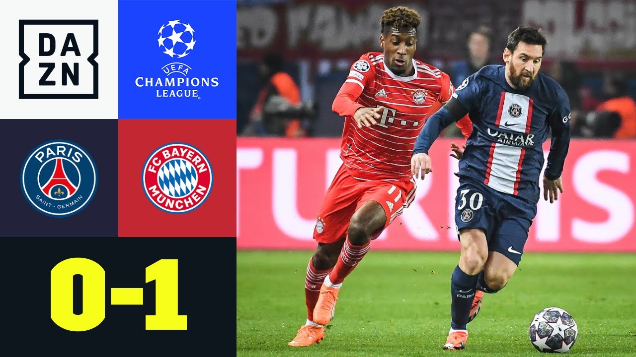 Paris Saint-Germain - FC Bayern 0:1 | UEFA Champions League | DAZN ...