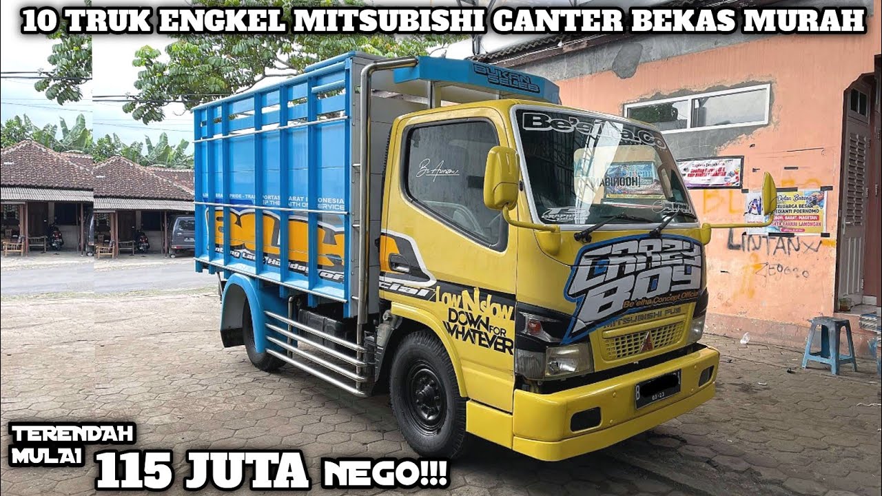 HARGA TRUK ENGKEL MITSUBISHI CANTER BEKAS MURAH || MULAI 115 JUTA ...