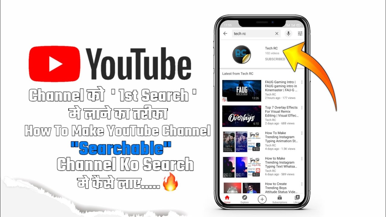 How to Make Youtube Channel Searchable , Discoverable in 1st Search ...