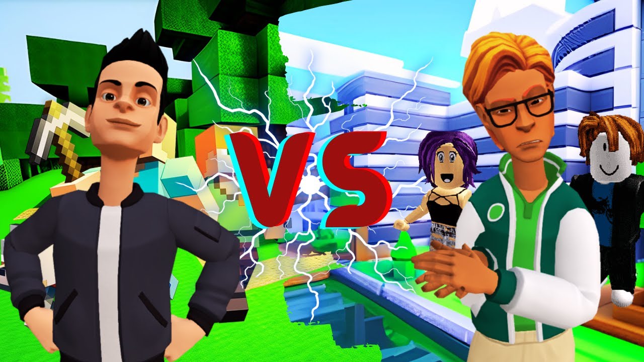 Minecraft vs Roblox: The Ultimate Gaming Showdown! | 3D Animation Video ...