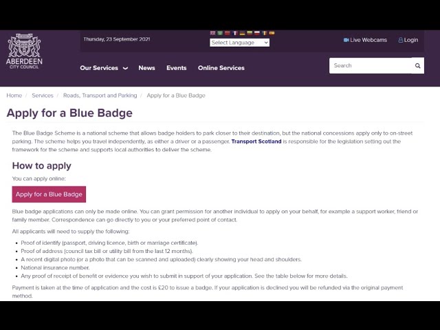 Blue Badge Digital Services
