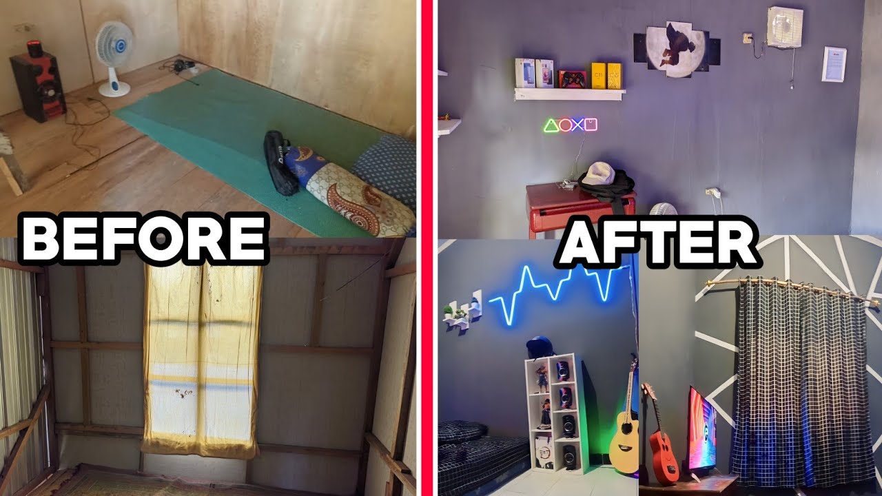 MAKEOVER KAMAR TIDUR COWOK 2024 LOW BUDGET - YouTube