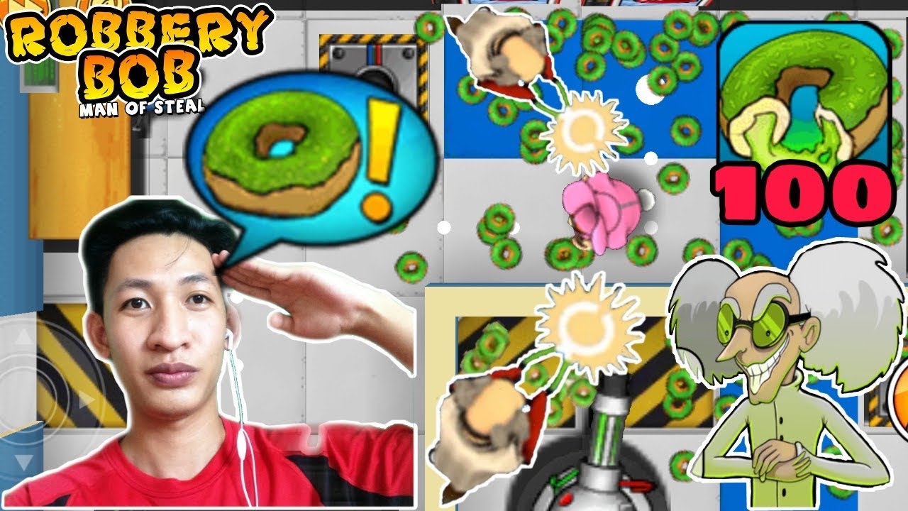 Finish Secret Labs With 100 Rotten Donut - Robbery Bob - YouTube