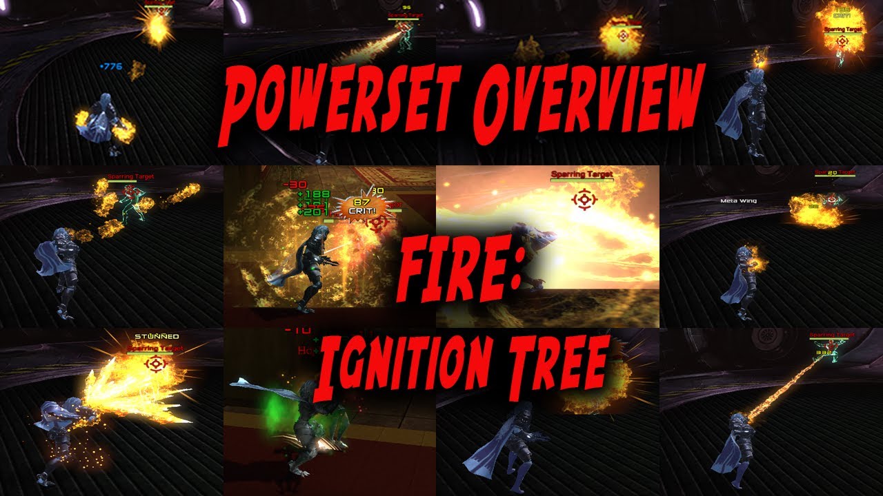 DCUO Powerset Overview - Fire: Ignition Tree - YouTube