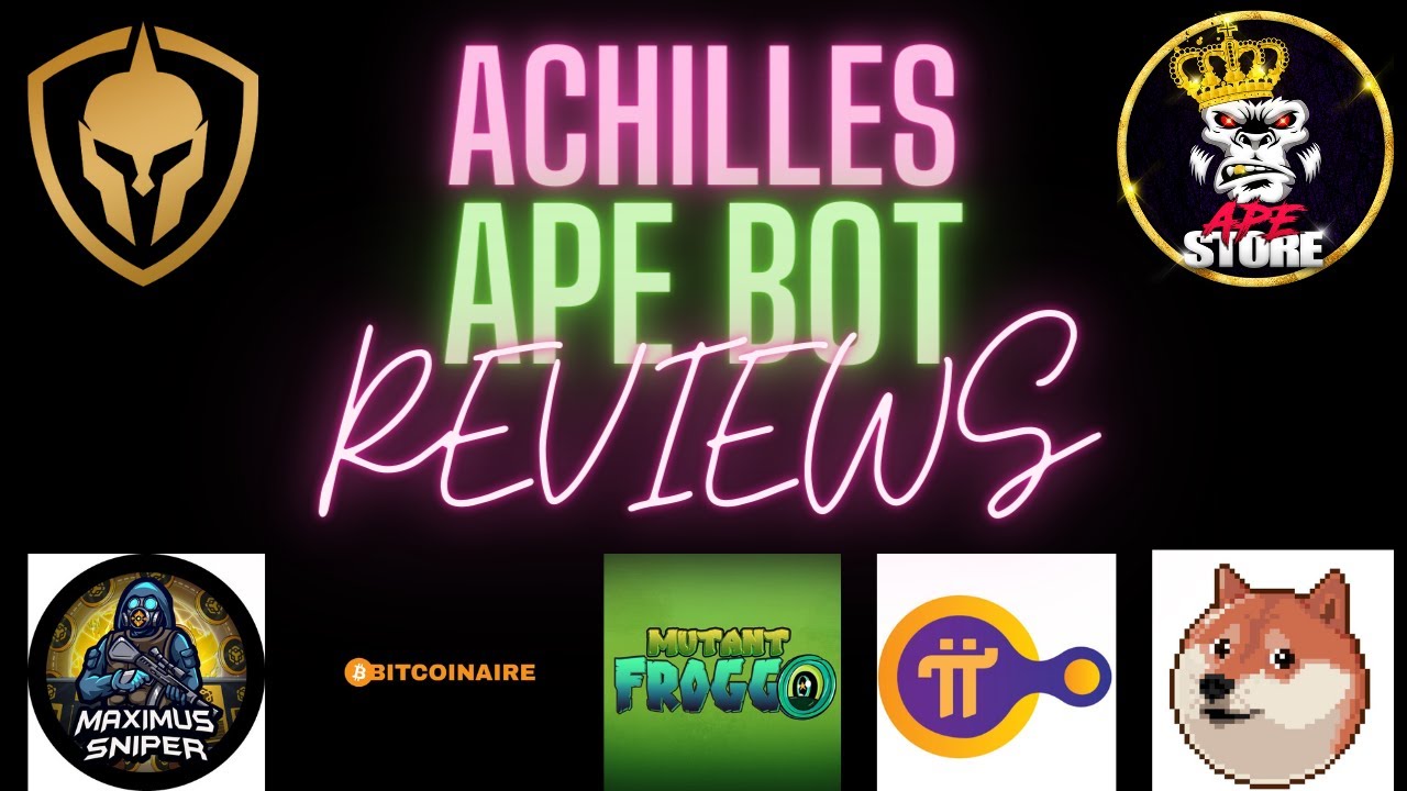 We're back with another episode of Ape Bot Reviews. Let's dig into some new launches! - YouTube