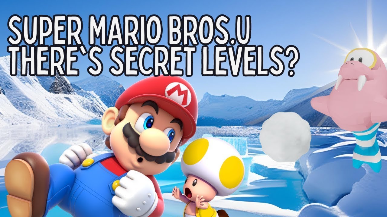Let's Play: Super Mario Bros U Secret Levels! - YouTube