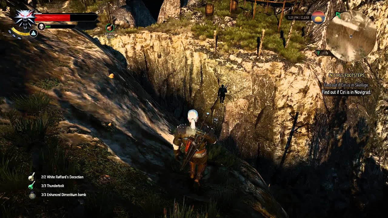 The Witcher 3 : Southern Velen Place of Power (Quen Sign) - YouTube