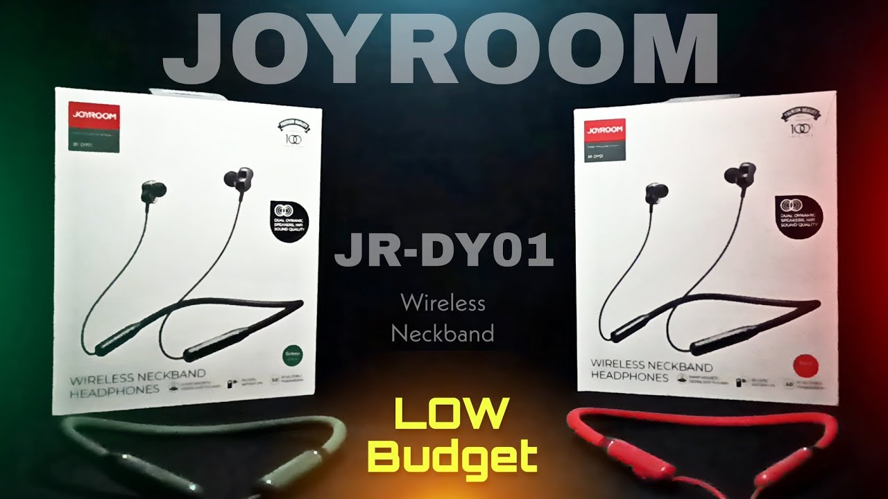 JOYROOM JR-DY01 🔥 | Low Budget Neckband 💥 | Dual Dynamic 🔊 | Detail Unboxing & Review | UsaMa ...
